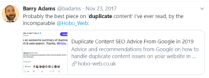 Duplicate Content SEO