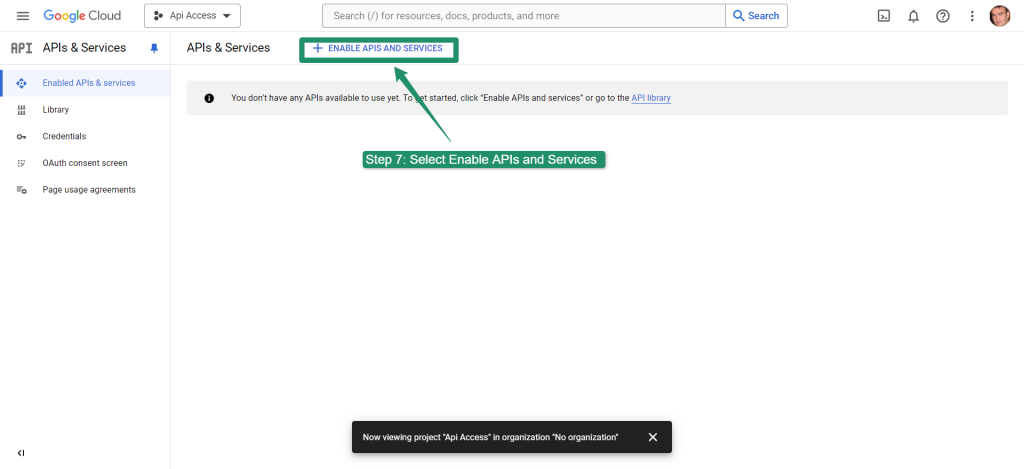 How to set up Google Search Console Api - Hobo